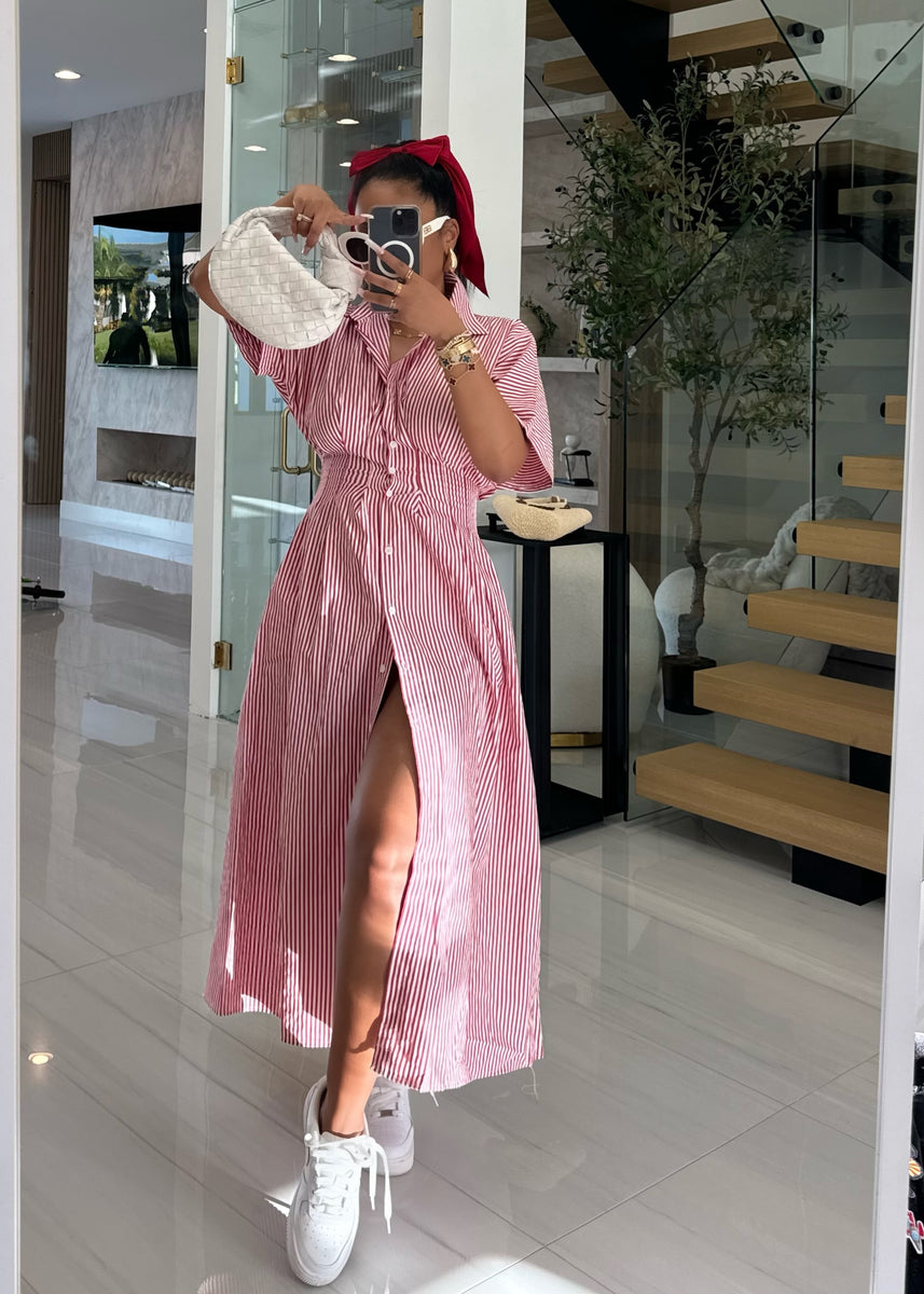 Homemaker Button dress – MINAA MONROE